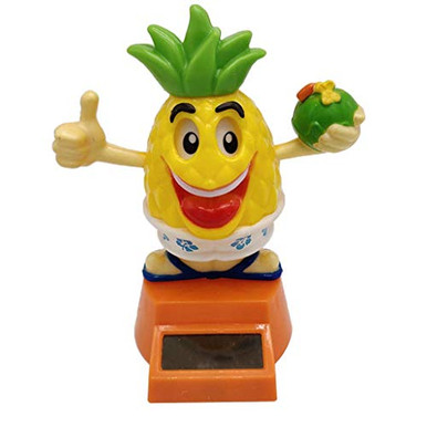 Joysiya Solar Powered Toy Pineapple Dancing Swing Figure Model Toy ...