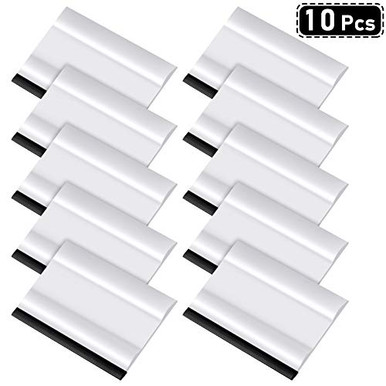 10 Pieces Vinyl Wrap Squeegee 3 Inch Block Squeegee White Car Rubber ...