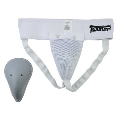 Twister MMA Abdominal Guard Groin Cup Boxing Adult Abdo Protector Jock ...