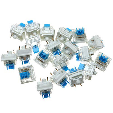 Magic and shell Mechanical Keyboard Switch 20PCS 3 Pin Blue DIY ...