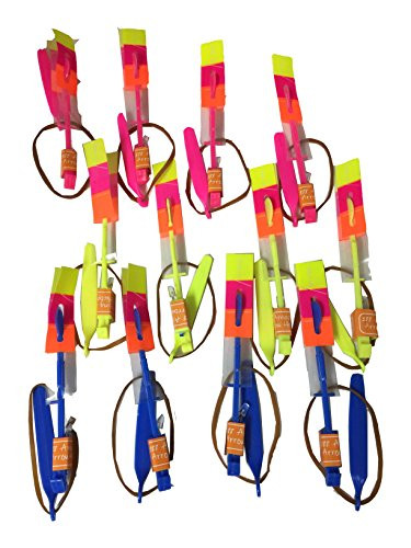 12 Amazing Arrow Rocket Copters_ Led Light Helicopter Flying Toy ...