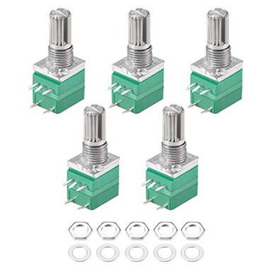 uxcell Potentiometer with Switch B50K Ohm Variable Resistors Single ...
