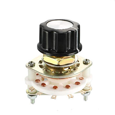 uxcell 1P6T 1 Pole 6 Throw 1Deck Band Selector Rotary Switch with ...
