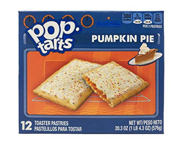 Pop-Tarts Breakfast Toaster Pastries Frosted Pumpkin Pie Flavored ...