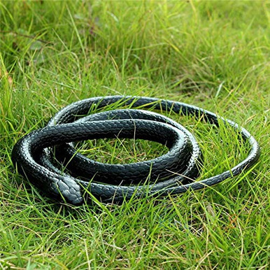 Supkeyer 47 Inch Large Lifelike Realistic Fake Rubber Snake Toys Garden ...