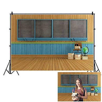 OFILA Online Teacher Background 5x3ft Polyester Fabric School Classroom ...