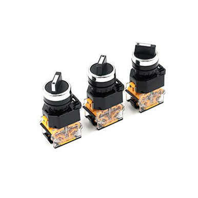 MTMTOOL 0_9 Panel Mount Rotary Switch 2 Position Rotary Selector ...