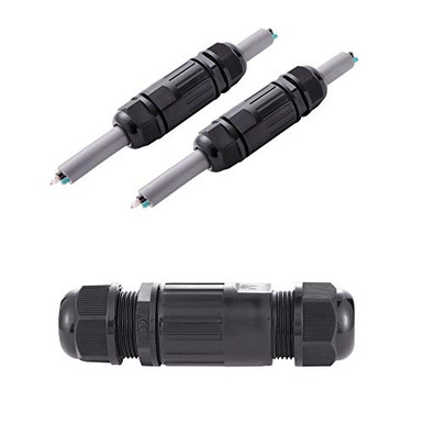 3Pin Waterproof Junction Box Connector Electric Cable Inline Wire Slim ...