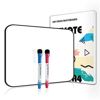 Small White Board Dry Erase Board A4 Size Mini Whiteboard Double Sided ...