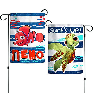 Disney Disney WinCraft Disney NEMO SURFS UP Garden Flags 2 sided 12_5 x ...