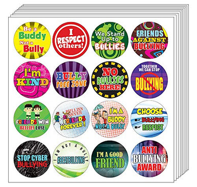 Creanoso Anti Bullying Stickers for Kids 20-Sheet - Assorted Designs ...