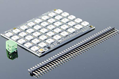 ACROBOTIC 5x8 WS2812B Arduino Shield Addressable 24-Bit RGB LED Matrix ...