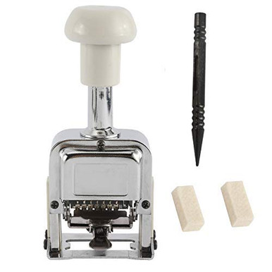 YaeMarine 7 Digit Automatic Numbering Machine Self Inking Number Stamp ...