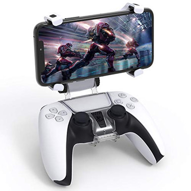 Controller Phone Mount for PS5 - Adjustable Wireless Controller Phone ...
