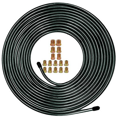 25 Ft_ of 316 Brake Line Tubing Kit - Muhize Flexible PVF-Coated Steel ...