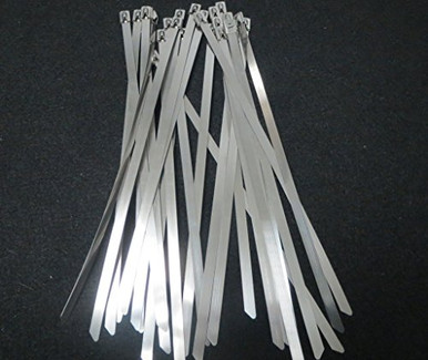 Stainless Steel Zip Ties Locking Cable Ties Clamp 316 x 12 inch Long 30 ...