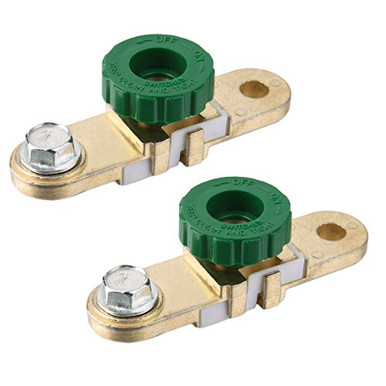 NUZAMAS Set of 2 Car Battery Master Disconnect Isolator Terminal Cut ...