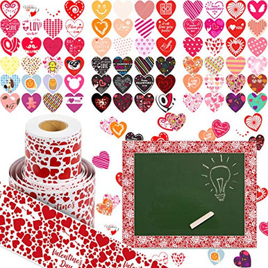 66 Feet Valentines Day Bulletin Board Border Classroom Board Decorative ...