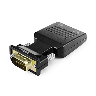 TNP VGA to HDMI Converter Adapter with Audio - Mini SVGA with 3.5mm AUX ...