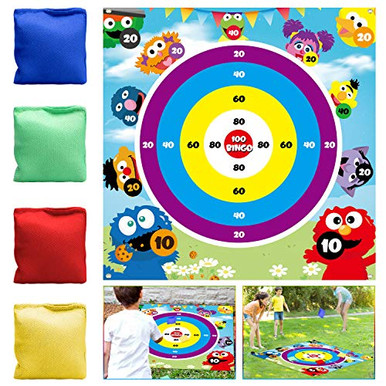 ANGOLIO Lawn Darts Game Sesame Themed Party Supplies Indoor Outdoor ...