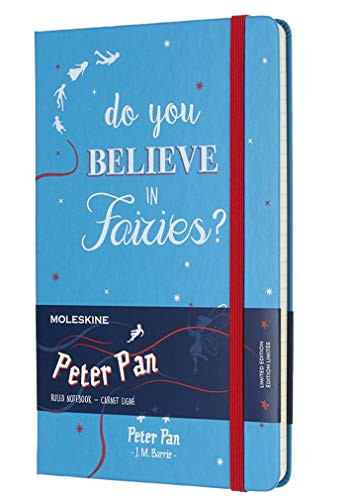 Moleskine Limited Edition Peter Pan Notebook Large Ruled Fairies Mala ...
