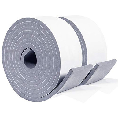 Yotache Gray Foam Rubber Seal Strip Tape 2 in One Roll 2 Inch Wide X 14 ...
