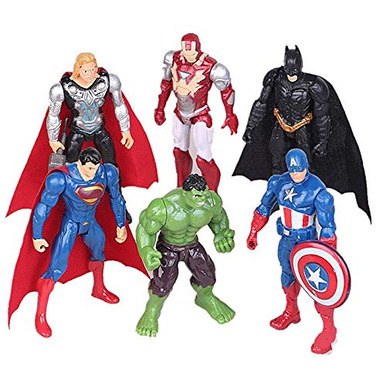 Superhero Avengers Marvel Legends Collectible Model 6 Piece Action ...
