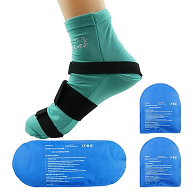 Cold Therapy Socks wCompression Strap - Ice Pack Socks Man Woman ...
