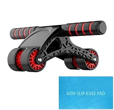Easy Happens Ab Roller for Abs Workout Super Stable 4-Wheel Ab Roller ...