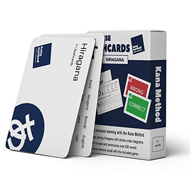 Kana Method Japanese Flash Cards_ Learn Hiragana Syllabary Stroke Order ...