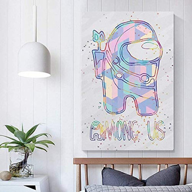 Impostor Among Us Crewmate Wall Art Canvas Painting Posters and Prints ...