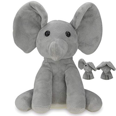 Yoego Talking Toy Plush Elephant Cute Sound Effects with Repeats Your ...