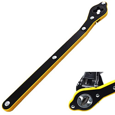 MR CARTOOL Auto Labor-Saving Jack Ratchet Handle Metal Scissor Jack ...