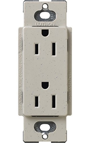 Lutron SCRS-15-TR-ST Satin Colors 15-Amp Duplex Tamper Resistant ...