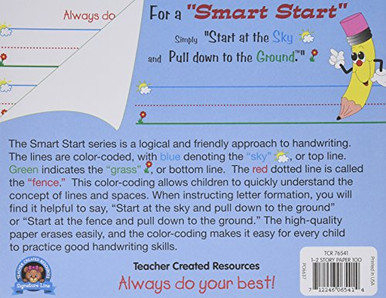 Teacher Created Resources 76541 Smart Start 1-2 Story Paper: 100 sheets ...