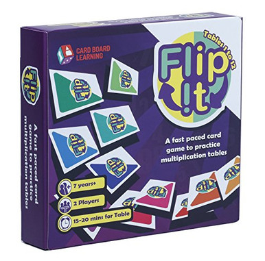 FLIP IT Multiplication Card Game - Fast Paced Card Game to Practice ...