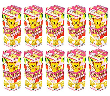 Lotte Koalas March Biscuits Strawberry Flavor Snacks Creme Filled ...