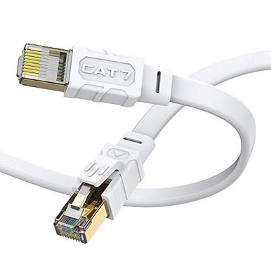 Cat 7 Ethernet Cable 50ft Aifxt CAT7 Cable Shielded Gigabit Flat Cat7 ...