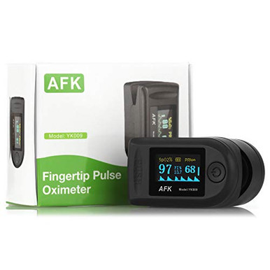AFK Pulse Oximeter Fingertip Blood Oxygen Saturation Monitor with Pulse ...