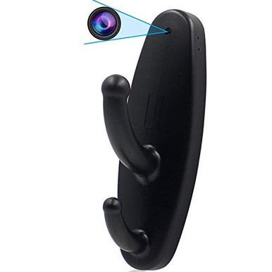 MSTEKI Mini Nanny Camera HD 1080P Wall Mounted Camera Clothes Hook Coat ...