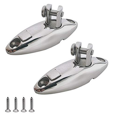 SHENGHUI 2 Pack Quick Release Bimini Top Swivel Hinge Deck Side Mount ...