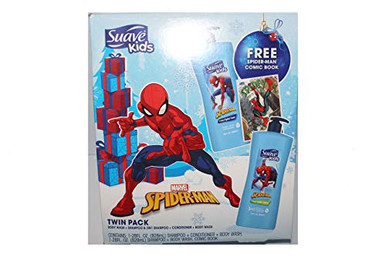 Marvel Spider-man Twin Pack body wash shampoo and 3 in 1 Shampoo ...