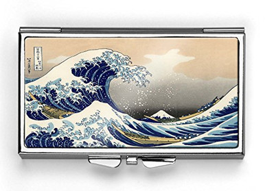 Japan Art The Great Wave Pill Box Compact Rectangle 7 Day Pill Box Pill ...