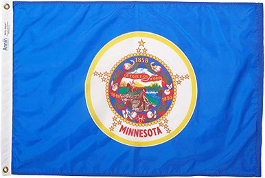Annin Flagmakers Model 142750 Minnesota Flag Nylon SolarGuard NYL-Glo ...