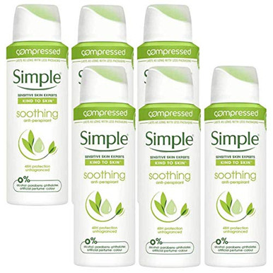 Simple Kind to Skin Soothing 48 Hours Protection Unfragranced ...