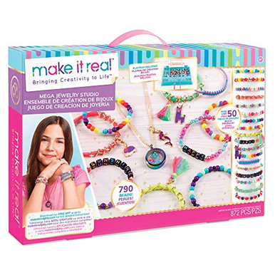 Make It Real - Mega Jewelry Kit - DIY Bead Necklace and Bracelet Making ...