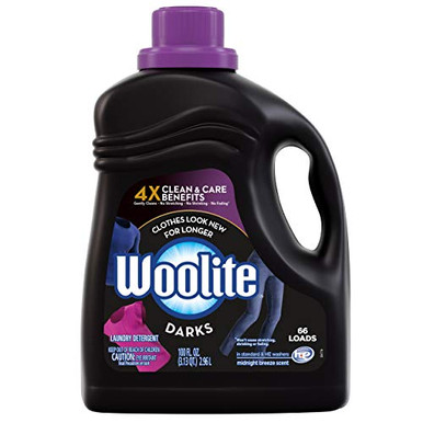Woolite DARKS Liquid Laundry Detergent 100 fl oz Bottle With Color ...