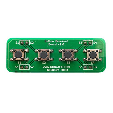 4 Momentary Push Button Tactile Switch Breakout Board for Breadboard ...