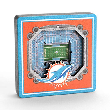 YouTheFan NFL Miami Dolphins _ Hard Rock Stadium 3D StadiumView ...