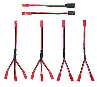 HOPLEX JST Plug Splitter JST Male Female Y Cable JST Y Parallel Adapter ...